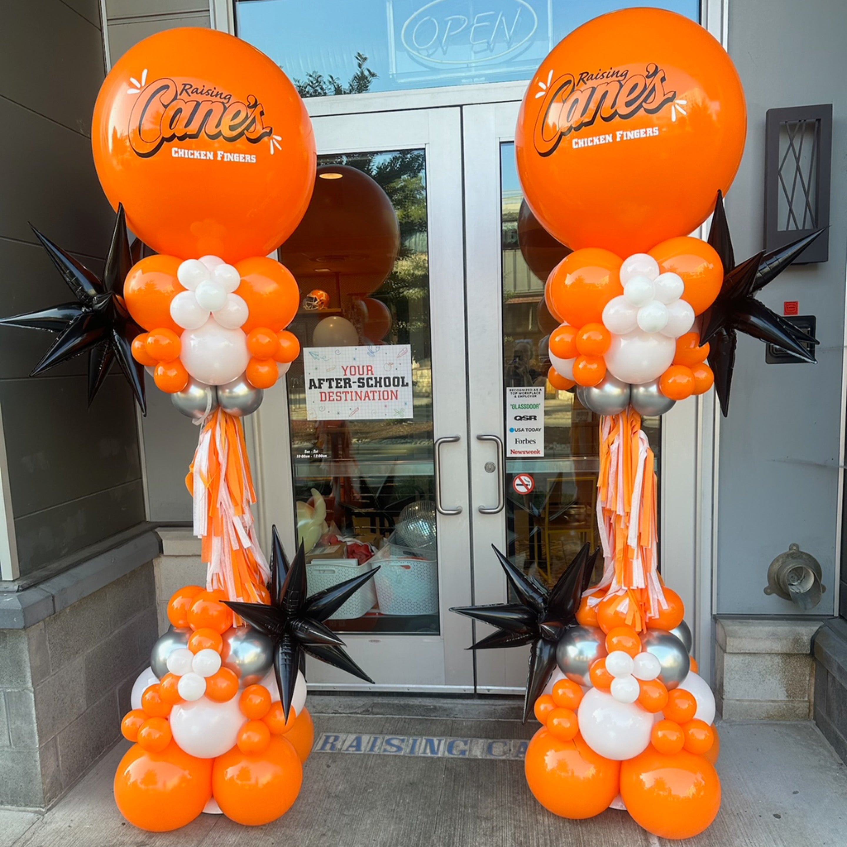 Crazy Tower with Mega Balloon Topper | The Balloon Garden