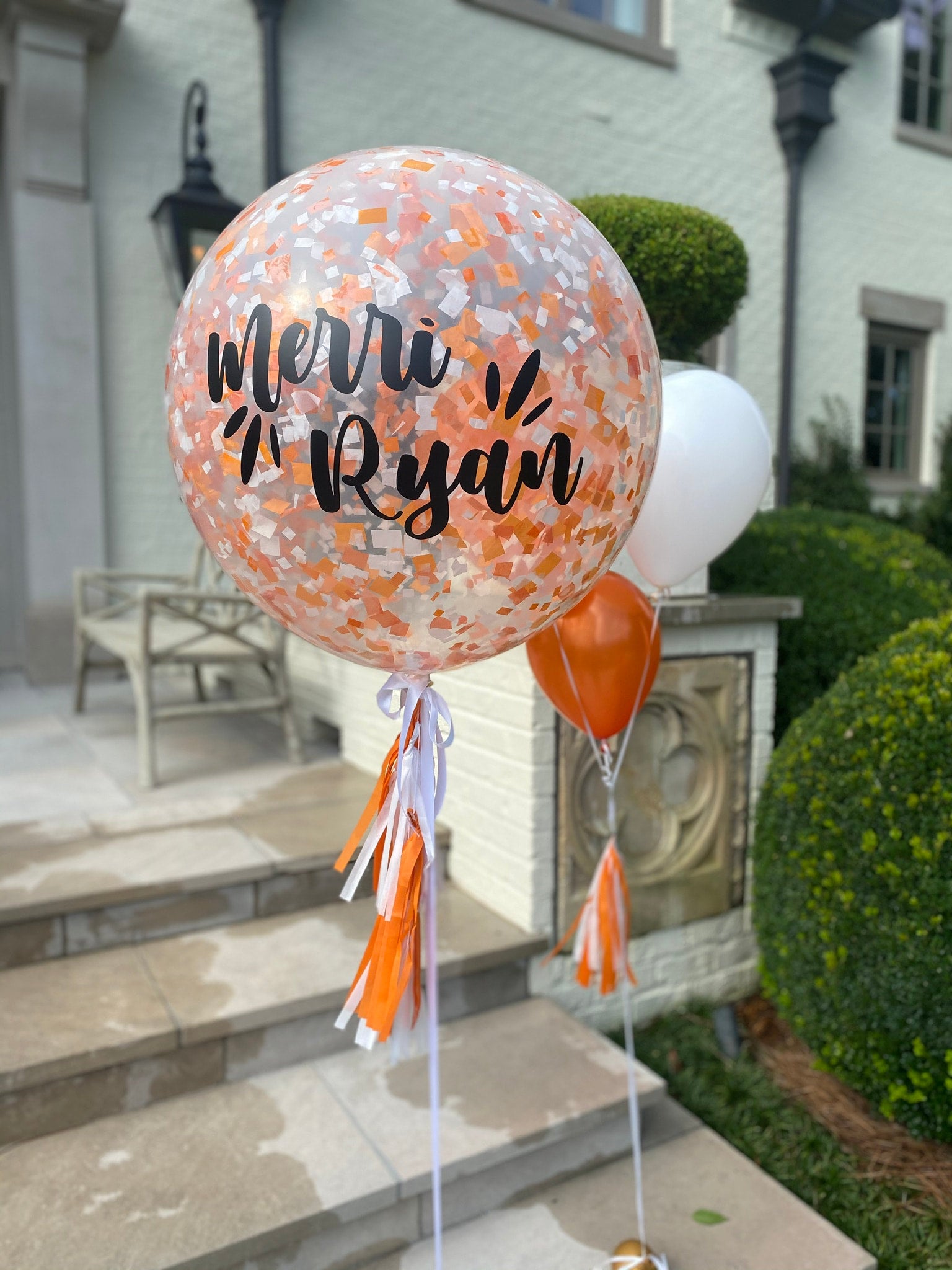 Medium CONFETTI CustomBalloon. YOU choose your COLORS and WORDS | The ...