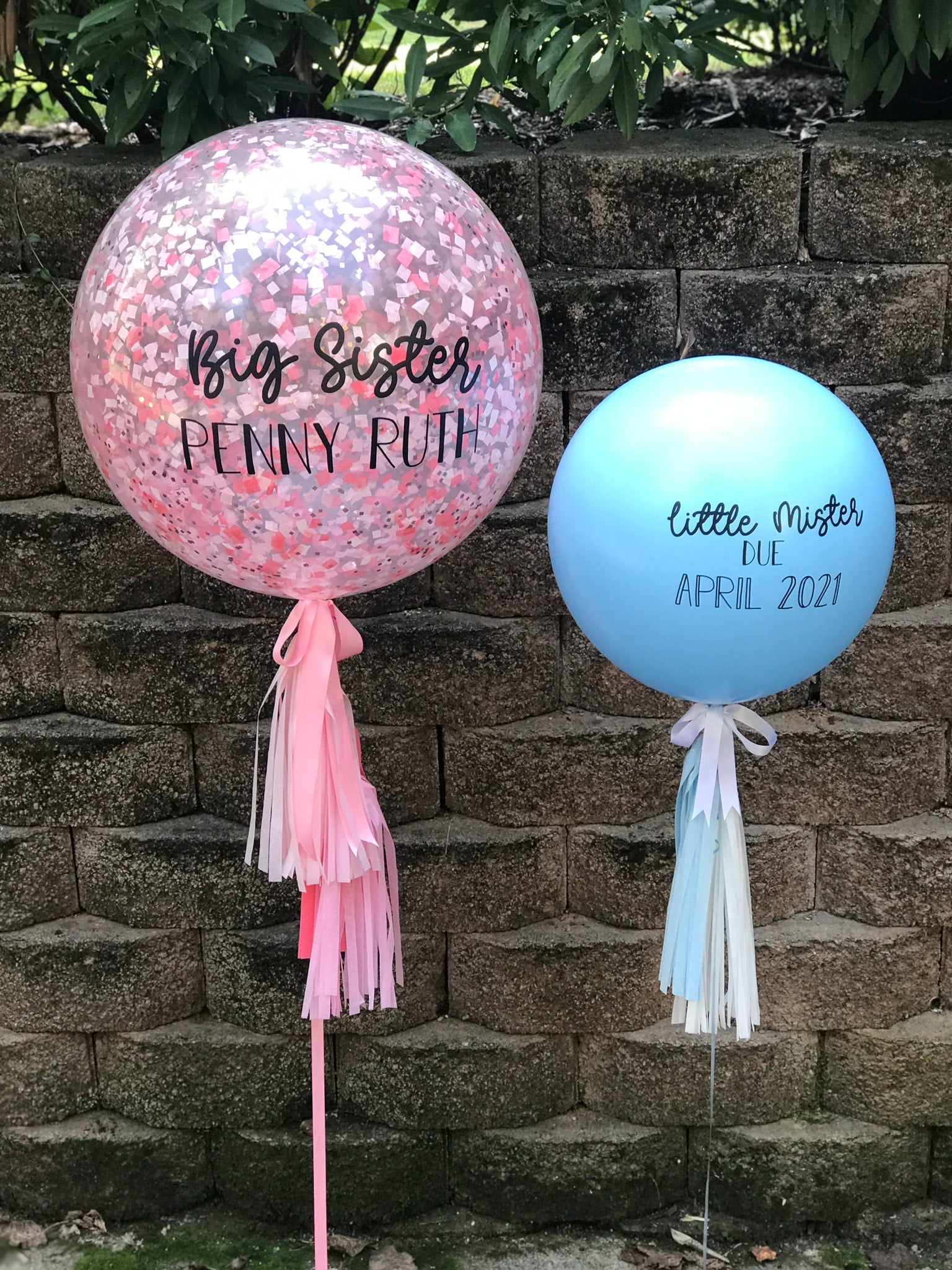 Medium CONFETTI CustomBalloon. YOU choose your COLORS and WORDS | The ...